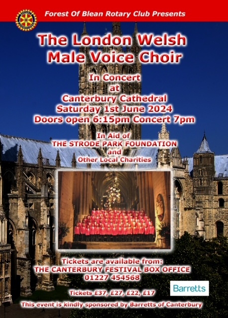London Welsh Male Voice Choir - 01/06/2024 7:00pm - Canterbury ...